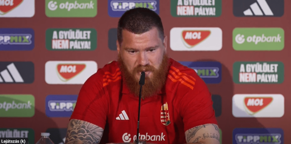 A magyar válogatott sajtótájékoztatója élőben - Ádám Martin - NB1, NB2 ...